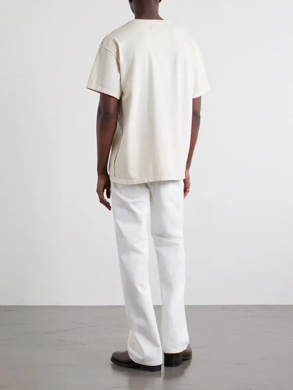 LES TIEN Inside Out Lightweight Combed Cotton-jersey T-shirt