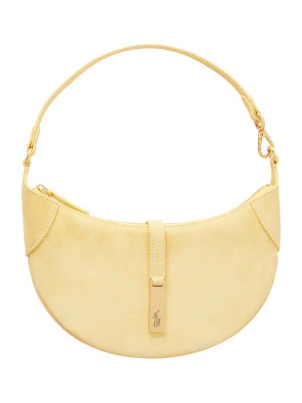Polo Ralph Lauren Suede Shoulder Bag - Yellow