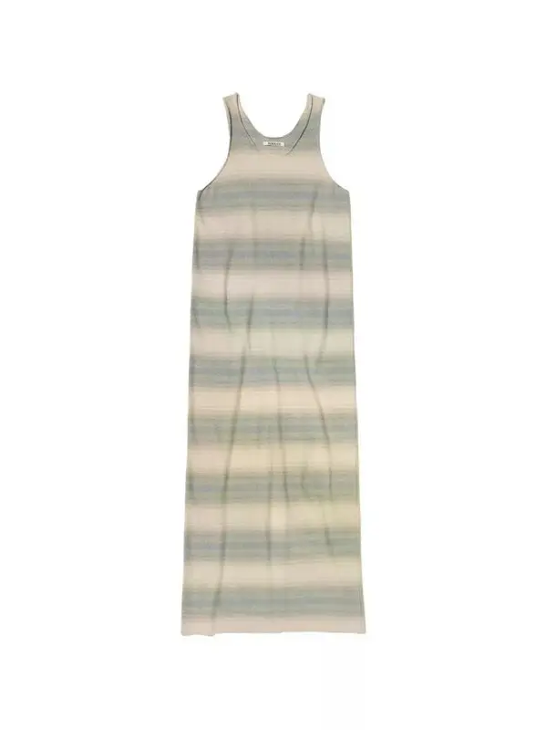 Auralee Striped Midi Dress - Neutrals