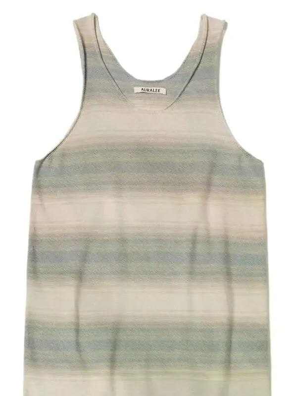 Auralee Striped Midi Dress