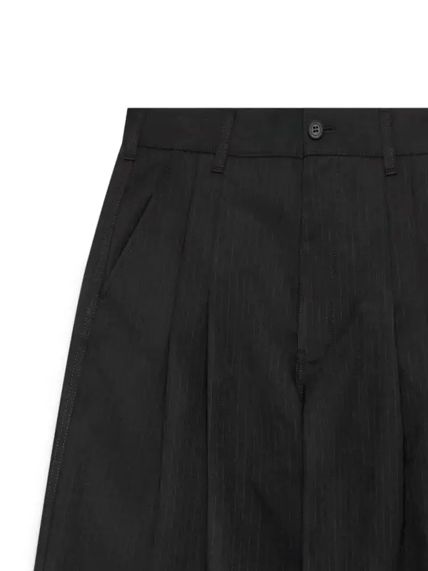 Comme Des Garçons Pleated Pinstripe Trousers