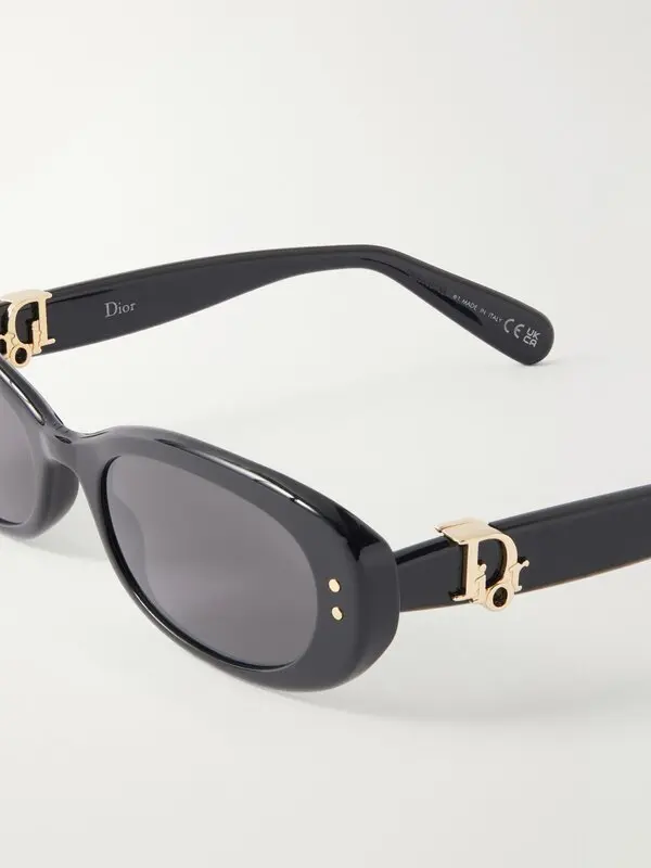 Dior Oval-frame Acetate Sunglasses