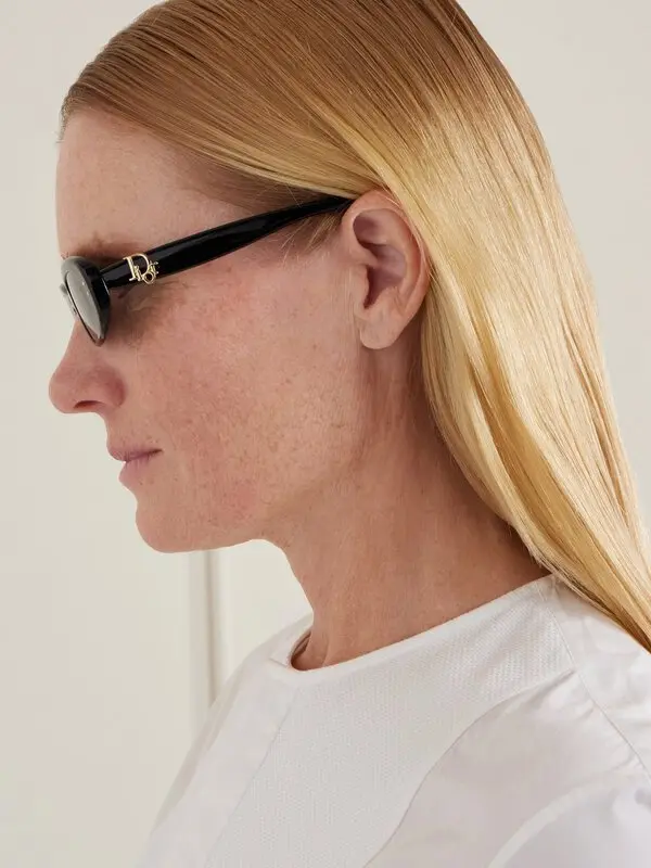 Dior Oval-frame Acetate Sunglasses
