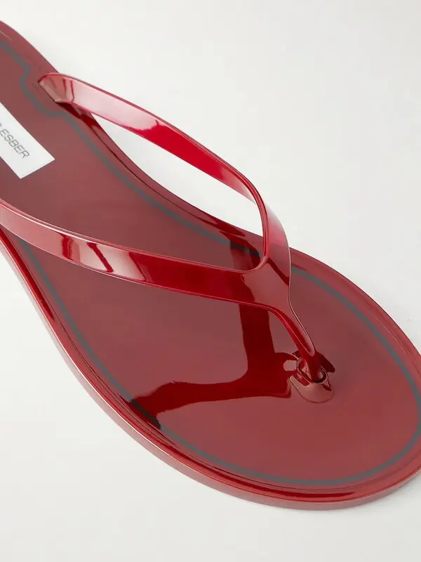 Christopher Esber Jo Pvc Flip Flops - Red