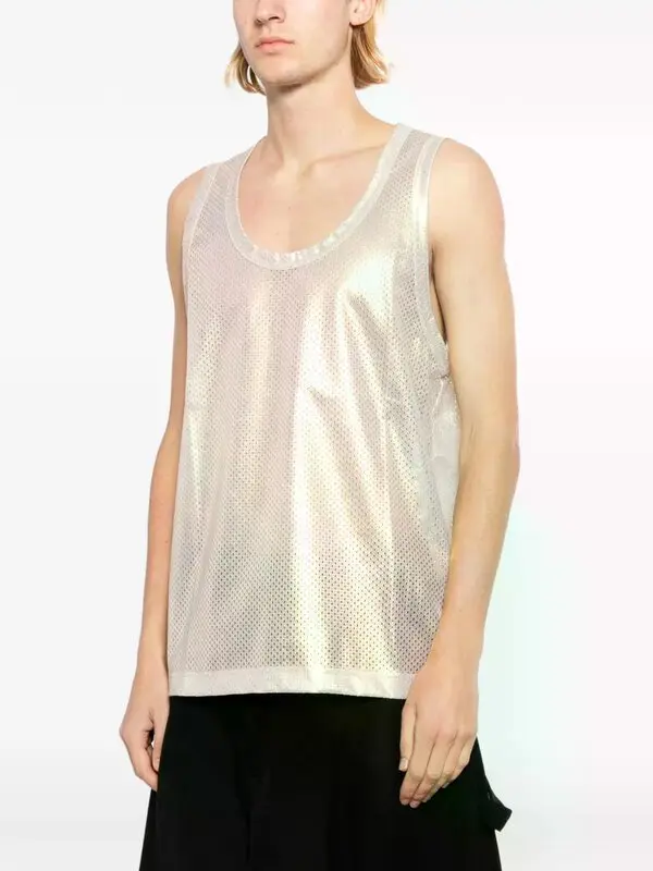 Comme Des Garçons Metallic Mesh Vest