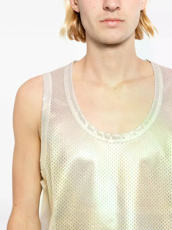 Comme Des Garçons Metallic Mesh Vest