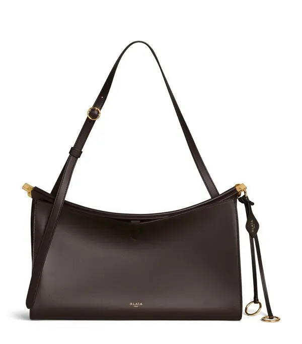 Alaïa Le Click Pocket 35 Shoulder Bag - Brown
