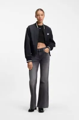 Hugo Cropped Stretch-cotton Tank Top