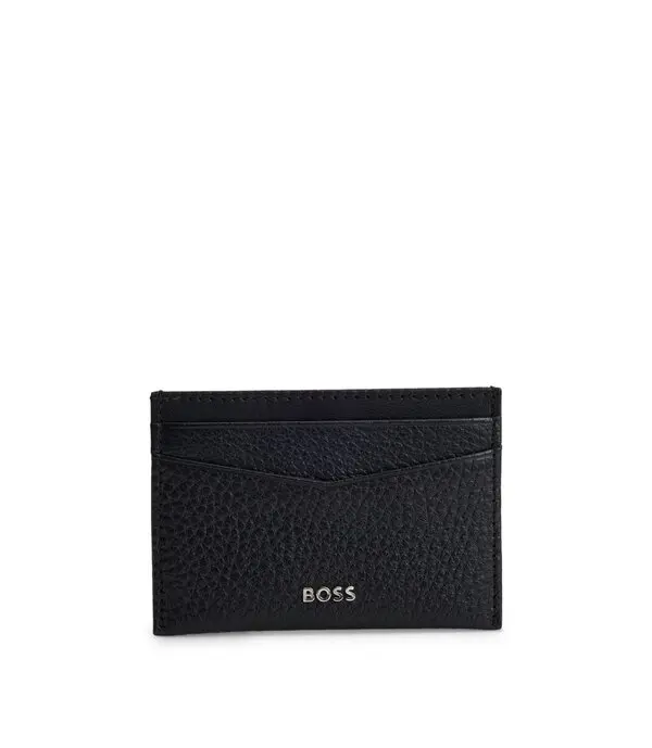 BOSS Soft-leather Wallet With Polished Hardware - Black