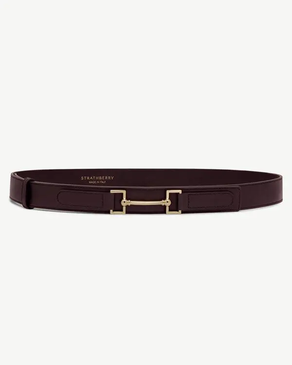 Strathberry Stockbridge Belt - Red