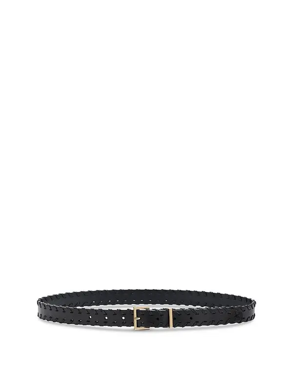 FRAME The Whipstitch Belt - Black