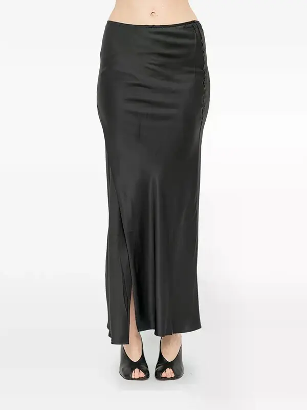 Andrea Ya'aqov Button-detail Slit Skirt