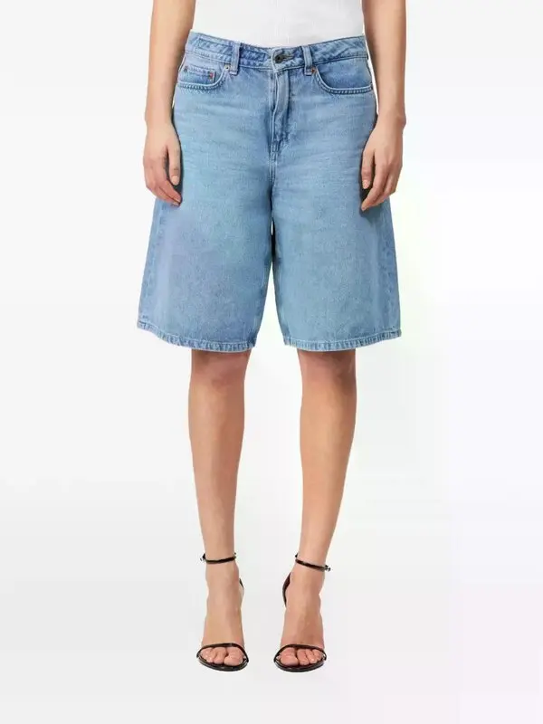 DRYKORN Faded Effect Denim Shorts