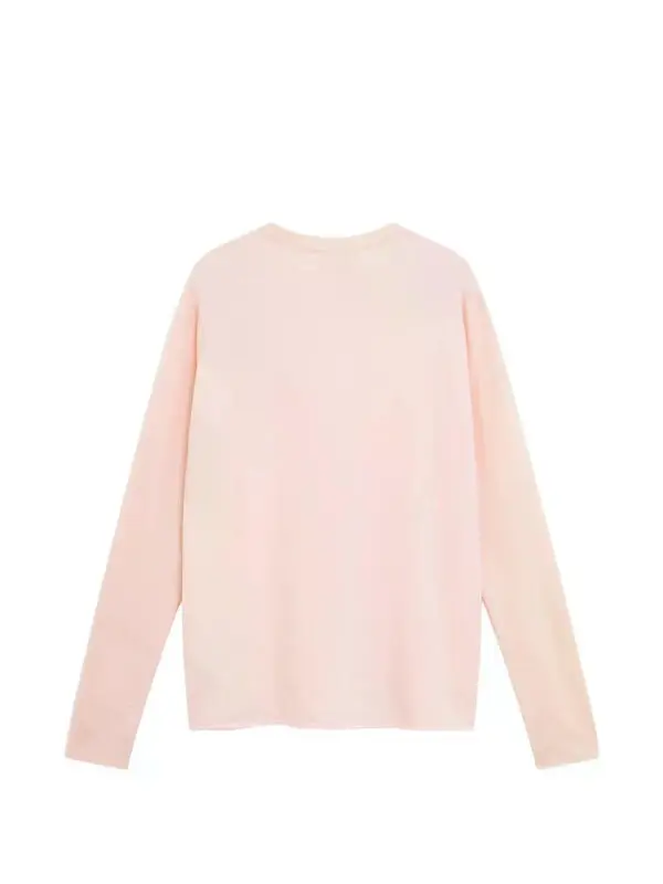 Auralee Long-sleeve Raw-edge T-shirt