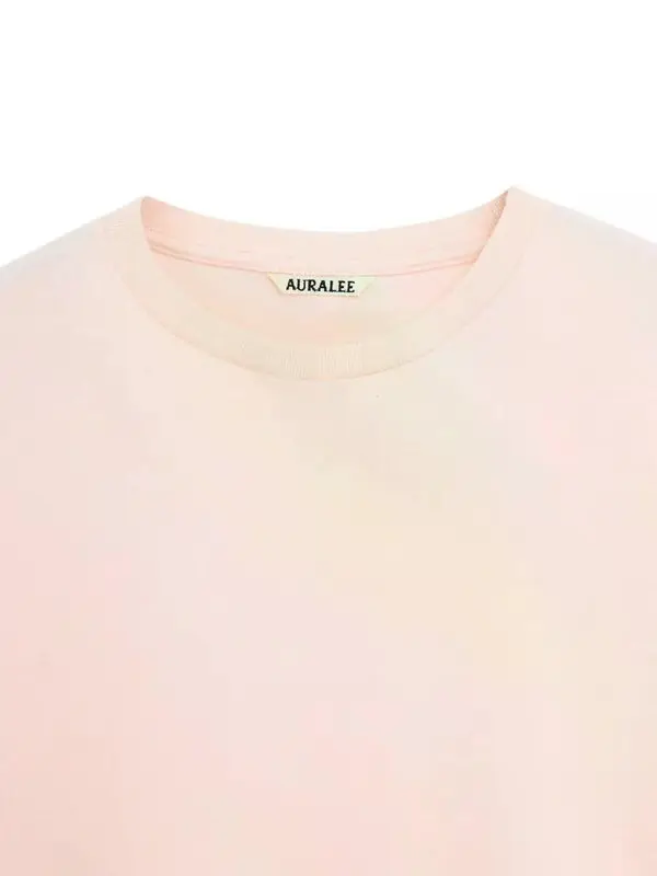 Auralee Long-sleeve Raw-edge T-shirt