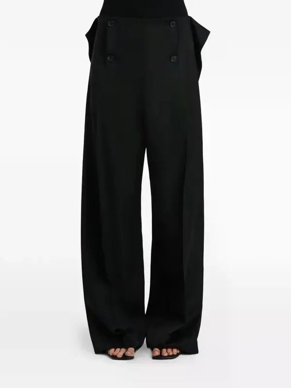 Khaite Buttons Front Trousers