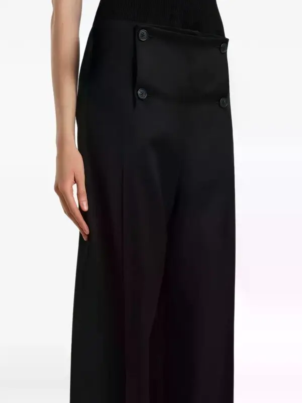 Khaite Buttons Front Trousers