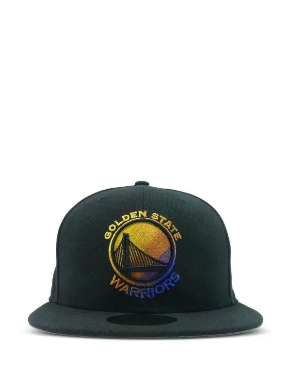 New Era Golden State Warriors Color Dim 59fifty Fitted Cap - Black