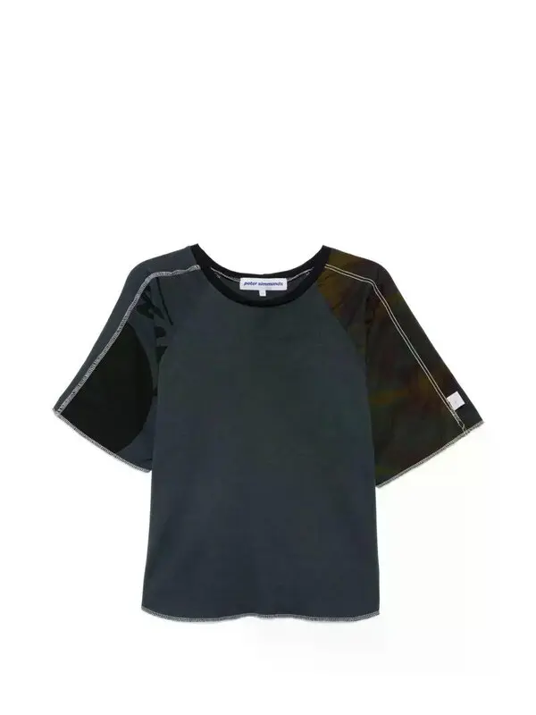 STAIN SHADE Tie-dye Raglan Sleeve T-shirt - Grey