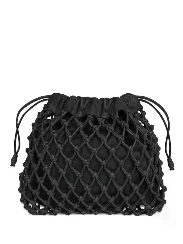 THE FRANKIE SHOP Small Morgan Pouch Bag - Black