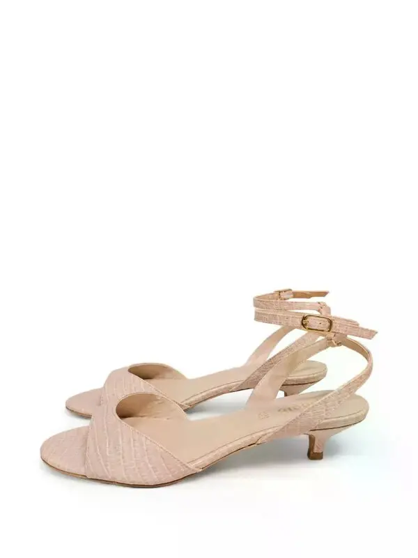 POCHE PARIS Ankle-strap Sandals - Neutrals