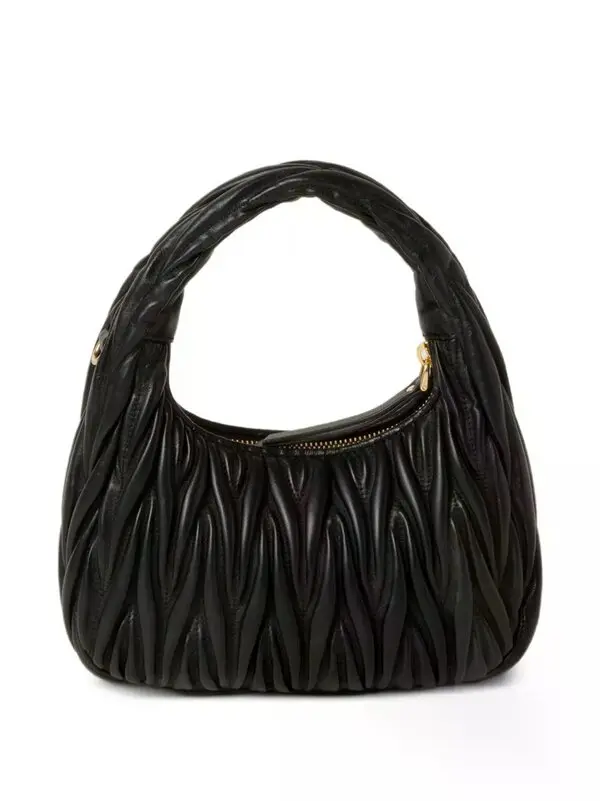 Miu Miu Wander Matelassé Nappa Leather Tote Bag