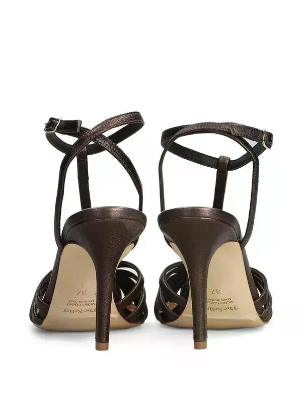 THE SELLER Stiletto Heel Sandals With Buckle Fastening