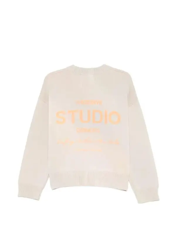 WRSTBHVR Dropped-shoulder V-neck Sweater