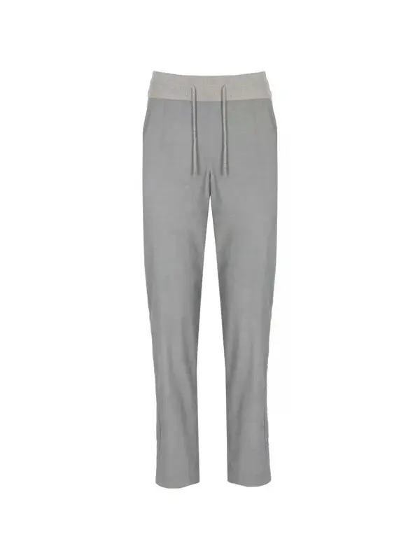 PANICALE Drawstring Side-stripe Trousers