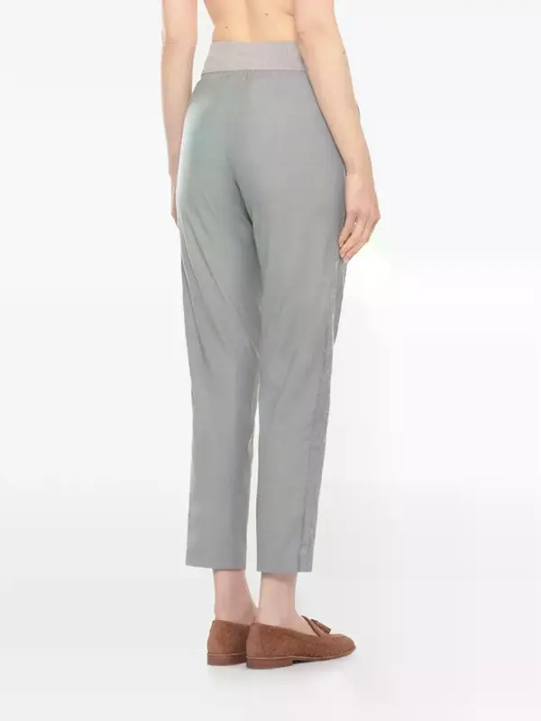 PANICALE Drawstring Side-stripe Trousers