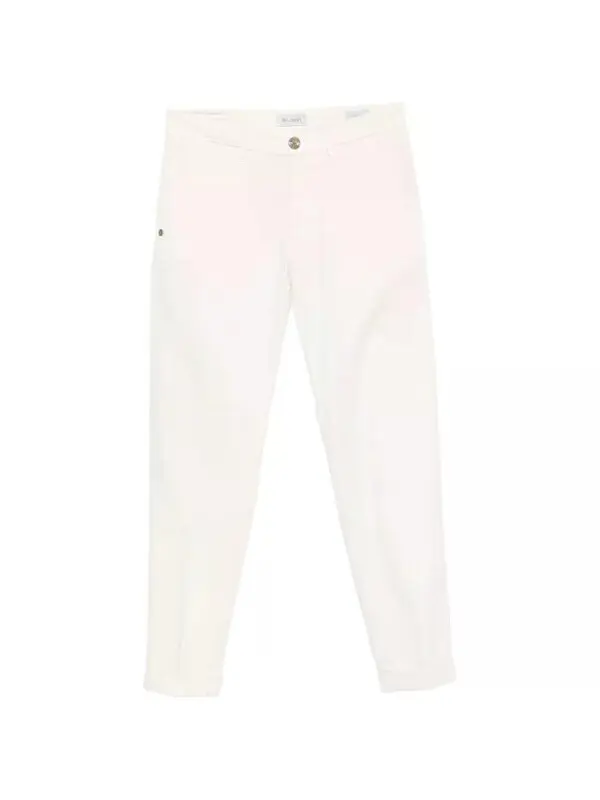 RE-HASH Moucha Pressed-crease Turn-up Hem Trousers - Neutrals