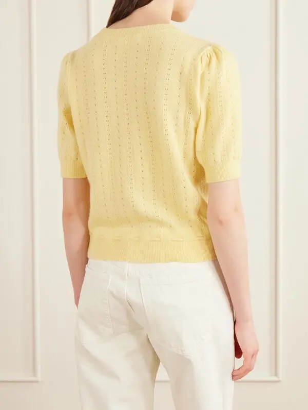 FRAME Charm Knitted Cashmere Sweater