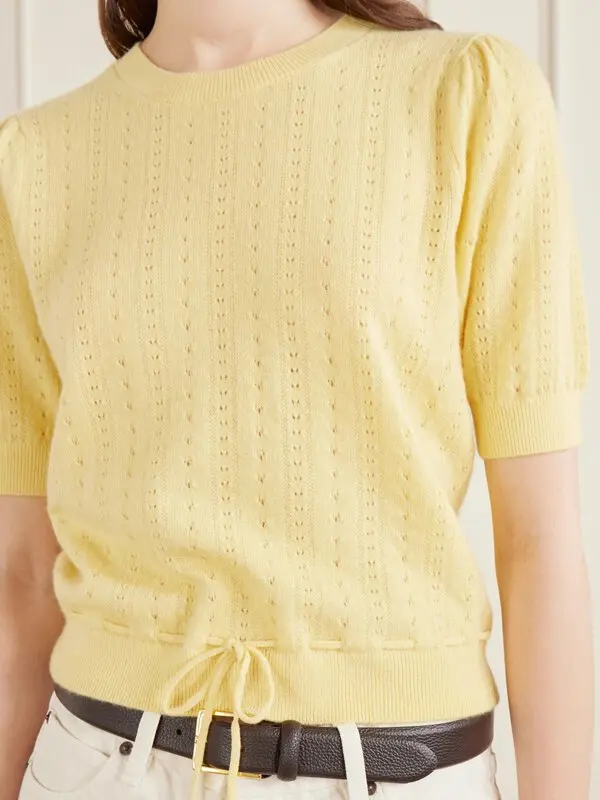 FRAME Charm Knitted Cashmere Sweater