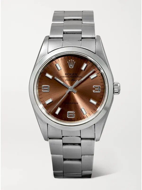 STEPHANIE WINDSOR Rolex Vintage 1992 Air-king Watch - Silver