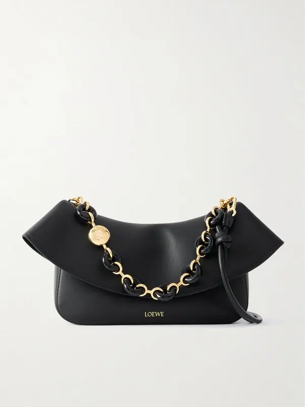 Loewe Ola Medium Embellished Leather Shoulder Bag