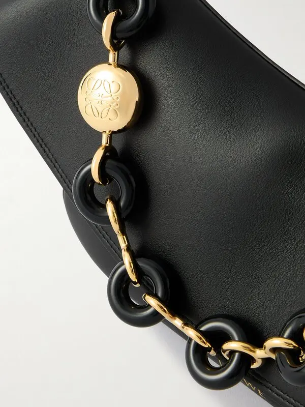 Loewe Ola Medium Embellished Leather Shoulder Bag