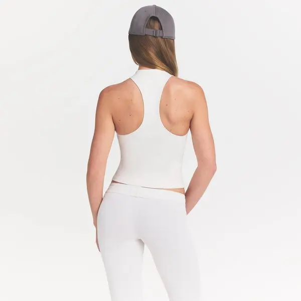 SKIMS Matte Racerback Mock Neck Tank