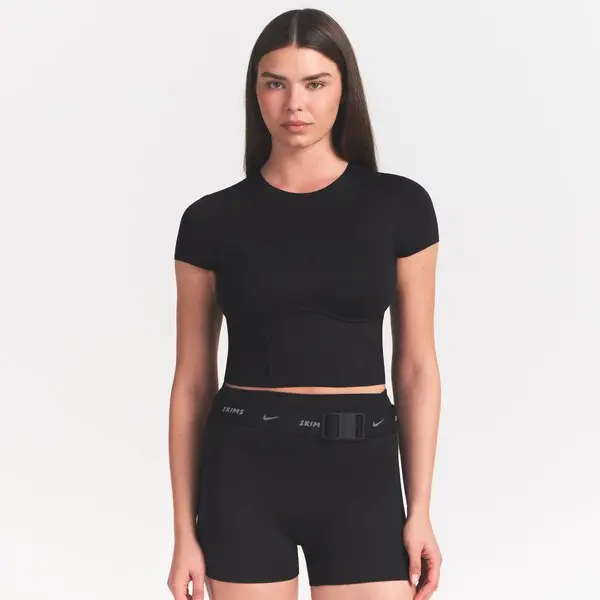 SKIMS Cropped Corset Tee