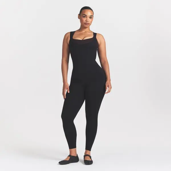 SKIMS Corset 29" One Piece - Obsidian
