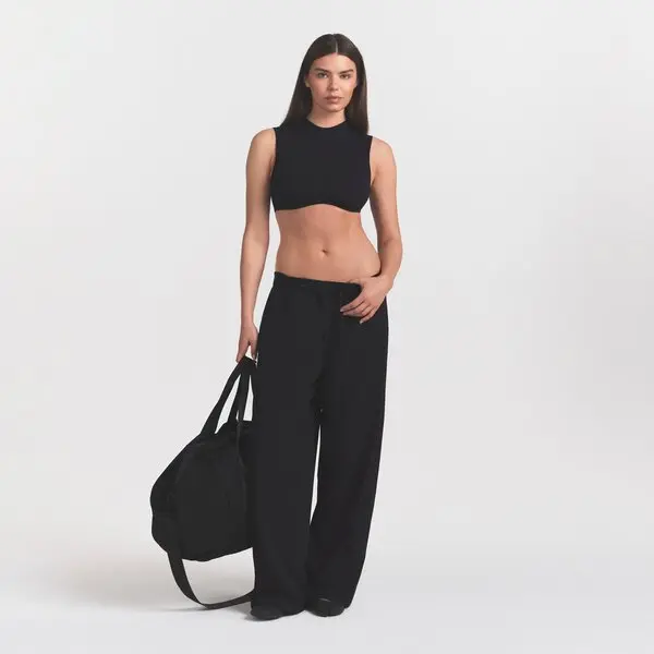 SKIMS Oversized Pants - Obsidian