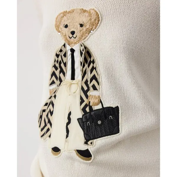 Ralph Lauren Polo Bear Silk Crewneck Sweater