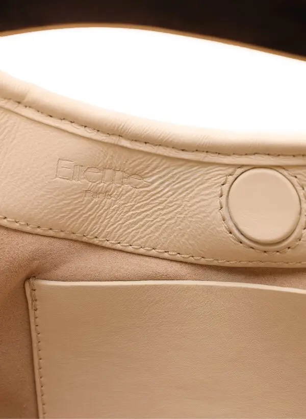 ELLEME Boomerang Small Woven Leather Shoulder Bag