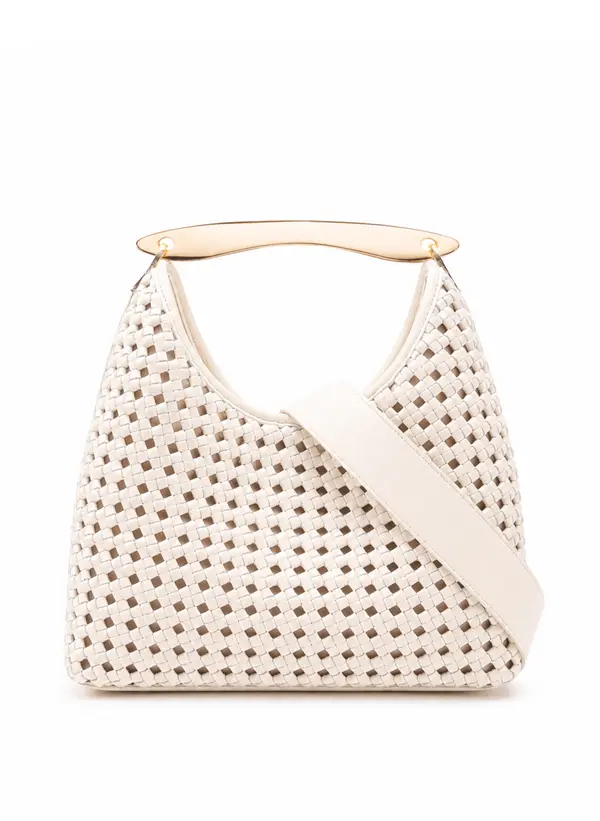ELLEME Boomerang Woven Leather Handheld Shoulder Bag