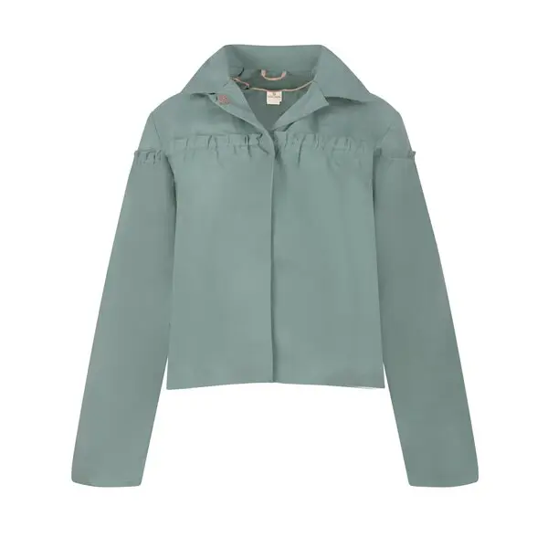GUNDA HAFNER LTD Hooded Waxed Cotton Jacket