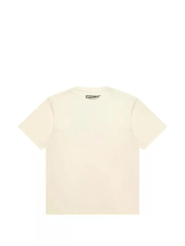 AAPE BY *A BATHING APE Moonface-print Logo-patch T-shirt