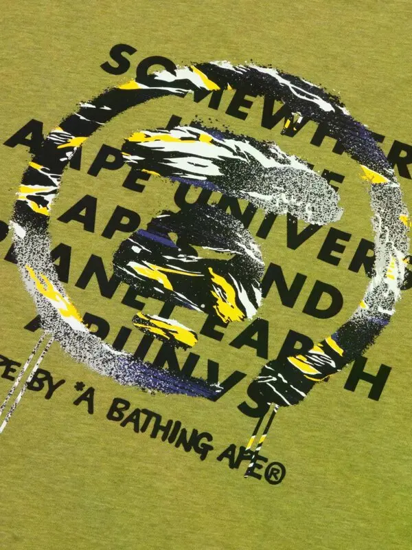 AAPE BY *A BATHING APE Logo-patch T-shirt