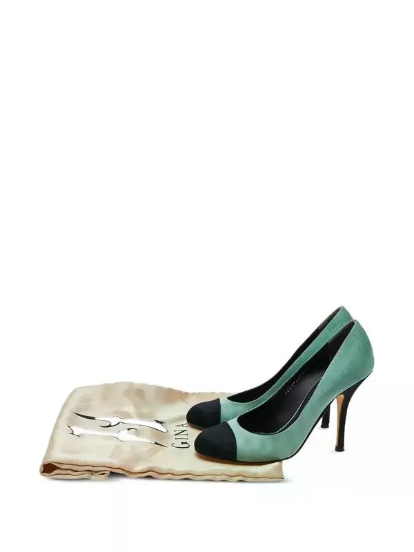 GINA Cap-toe Round-toe Pumps