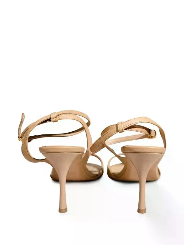 POCHE PARIS Buckle-fastening Leather Sandals
