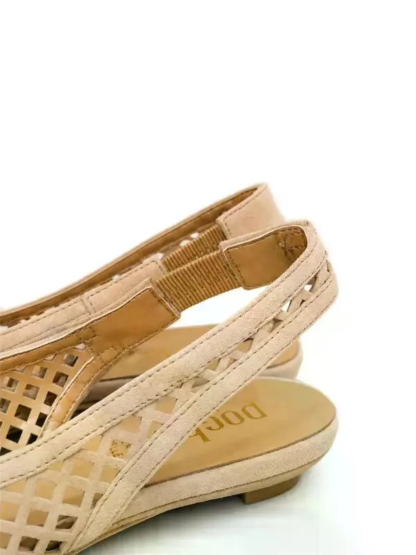 POCHE PARIS Perforated Slingback Pumps
