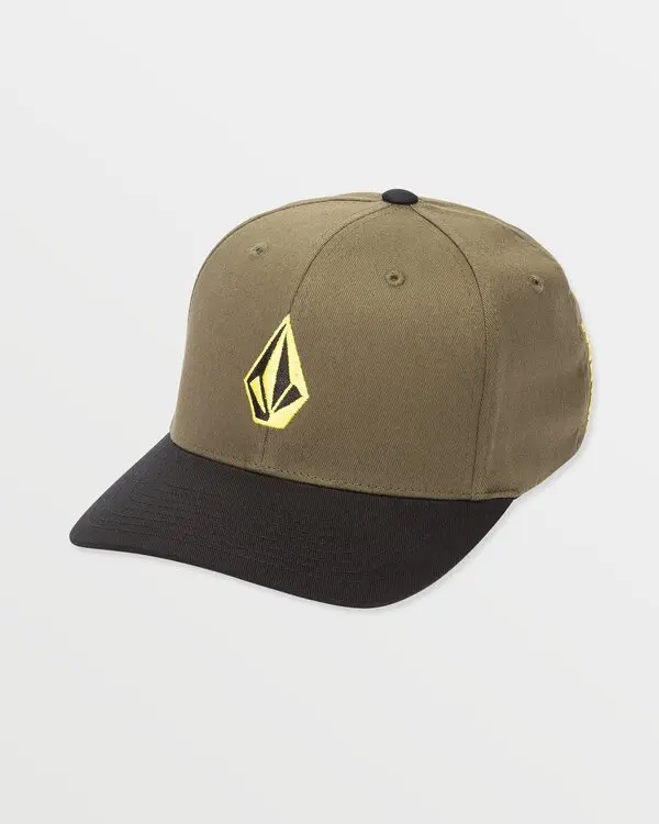 Volcom Full Stone Flexfit Cap - Wintermoss